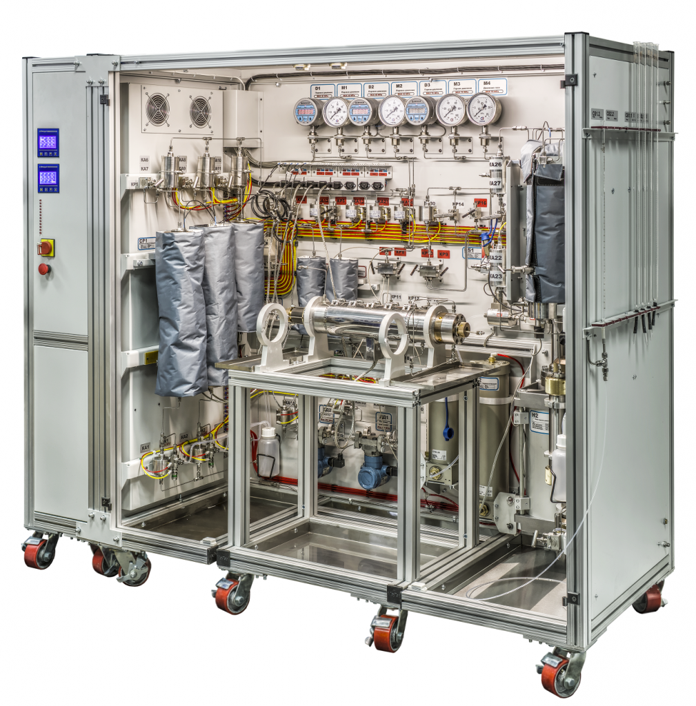 The "PIK-OFP/EP" installation for studying core phase permeability (2 ...